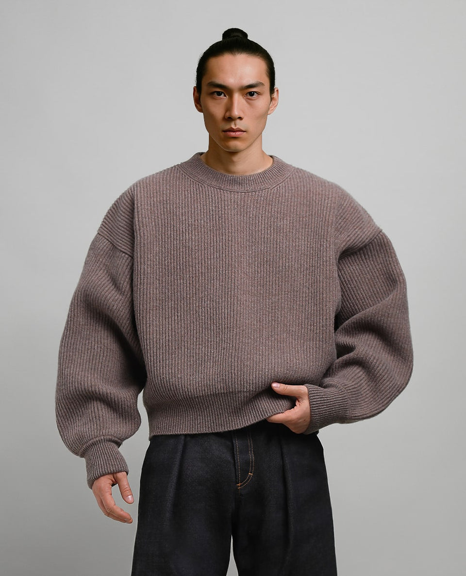 THE SWEATER V2 - OAT BROWN – Borderline
